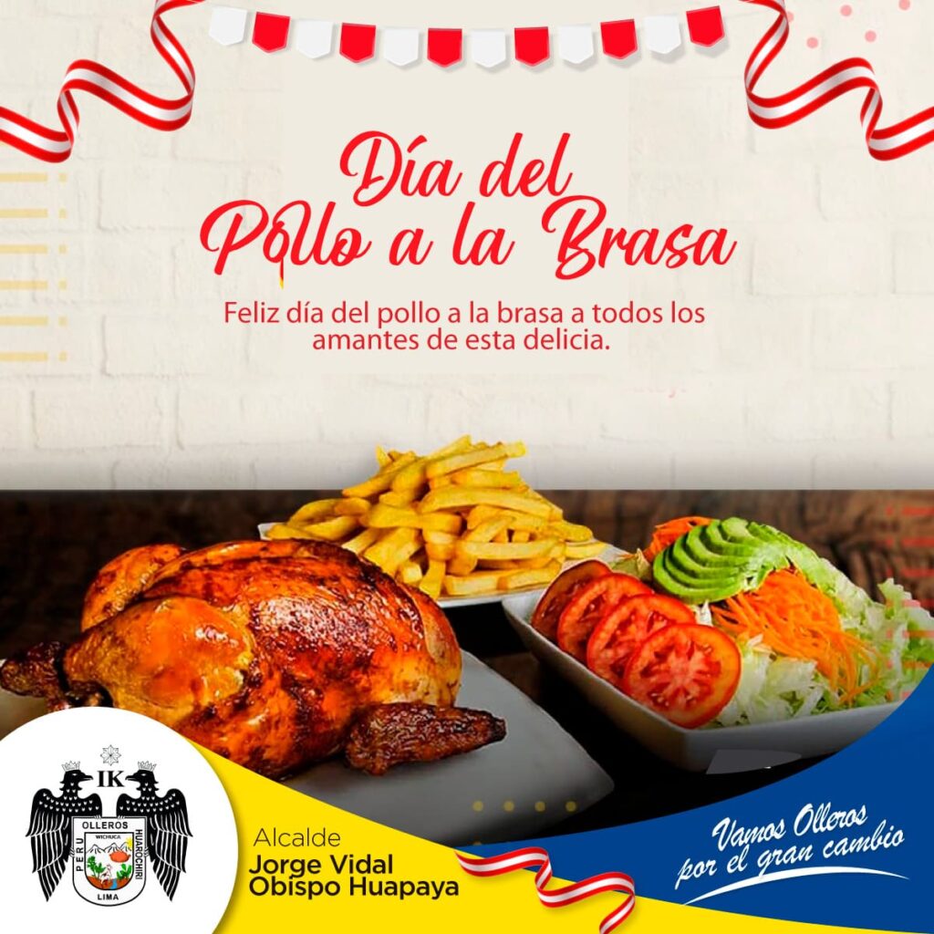 FELIZ DÍA DEL POLLO A LA BRASA – Municipalidad de Santo Domingo de los ...